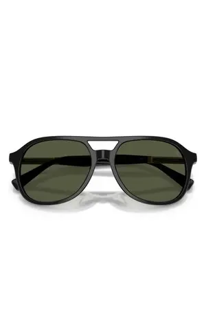 Brunello Cucinelli Pilot Sunglasses - Black