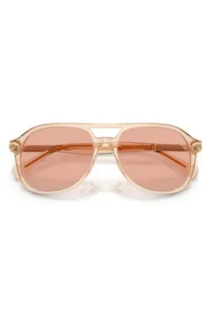 Brunello Cucinelli Pilot Sunglasses - Peach