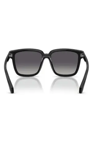 Moncler Clasico 54mm Polarized Gradient Pillow Sunglasses