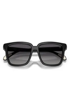 Moncler Clasico 54mm Polarized Gradient Pillow Sunglasses
