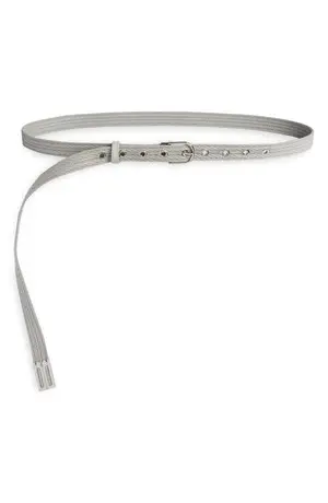 Victoria Beckham Rope Webbing Belt - Magnesium