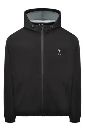 EASTSIDE GOLF Flyweight Hooded Waterproof Rain Jacket - Black