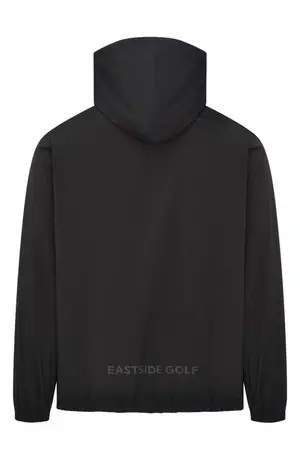 EASTSIDE GOLF Flyweight Hooded Waterproof Rain Jacket - Black