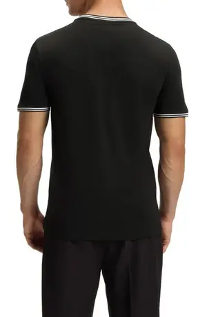 BOSS Taul Tipped Crewneck T-shirt - Black
