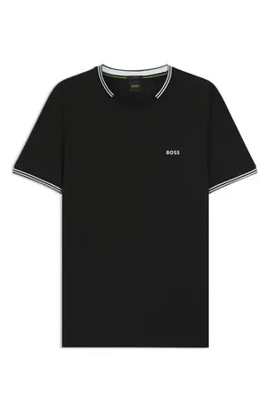 BOSS Taul Tipped Crewneck T-shirt - Black