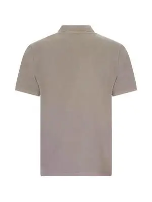DONDUP Logo-embroidered Polo Shirt - Neutrals