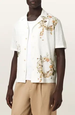ALLSAINTS Fleur Lis Camp Shirt