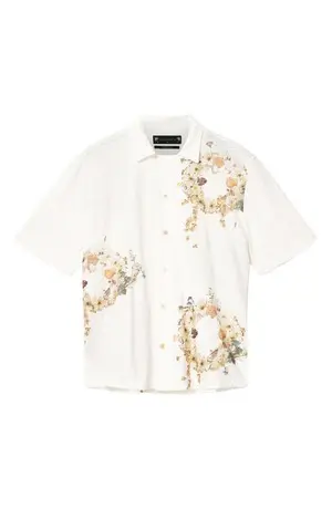 ALLSAINTS Fleur Lis Camp Shirt