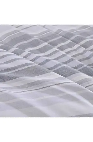 Tommy Hilfiger Bold Stripe Texture Cotton Percale Comforter & Shams Set