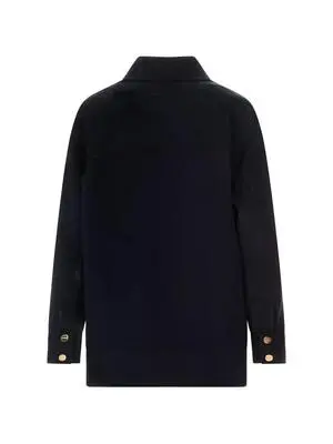 Max Mara Quilted Liner Shirt Jacket - Blue