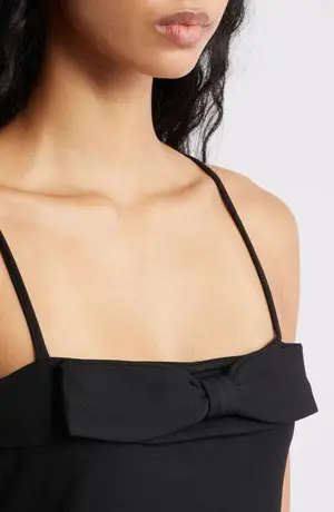 JUMP APPAREL Sleeveless Bow Front Mini Dress