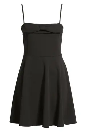 JUMP APPAREL Sleeveless Bow Front Mini Dress
