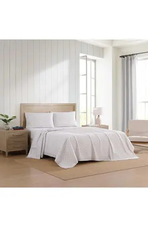 Tommy Hilfiger Atlantic Anchors Cotton Percale Sheet Set