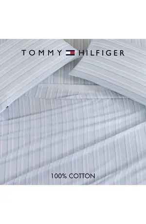 Tommy Hilfiger Sailing Stripe Cotton Percale Sheet Set