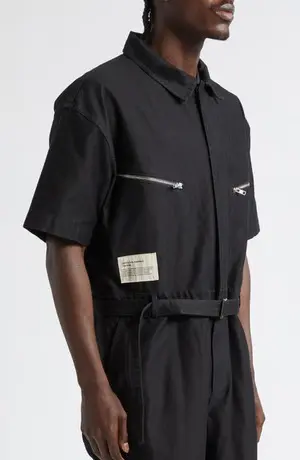 SONG FOR THE MUTE X Birkenstock Rebel Washed Drill Jumpsuit