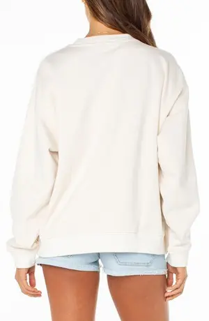 Roxy Graphic Fleece Sweatshirt - Dew