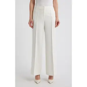ELIE TAHARI Elie Tahari The Lowen Pleat Front Wide Leg Pants