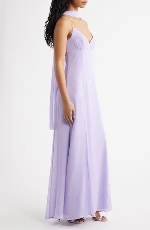 Princess Polly Jadira Open Back Maxi Dress & Scarf Set