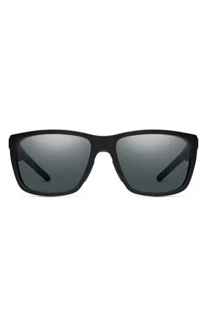 SMITH Longfin Elite 59mm Sunglasses - Matte Black/gray