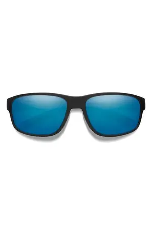 SMITH Smith Redding 2 64mm Sunglasses Matte Black/blue Mirror