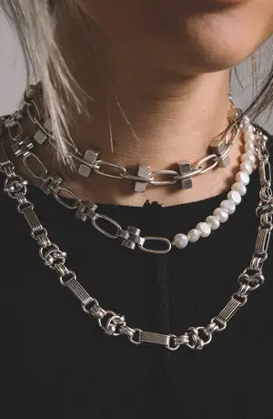 CHILD OF WILD Arcadia Choker Necklace - Silver