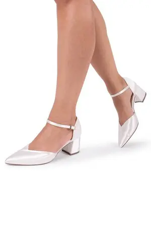 TOUCH UPS Charla Ankle Strap Pointed Toe Pumps