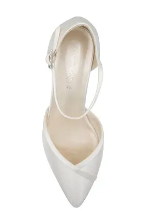TOUCH UPS Charla Ankle Strap Pointed Toe Pumps
