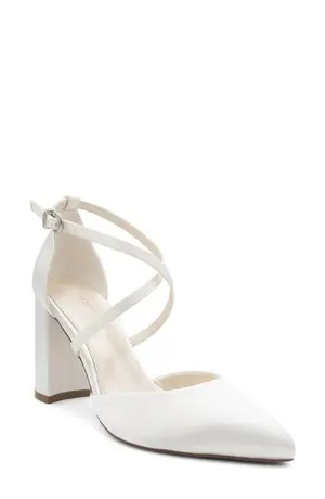 TOUCH UPS Ankle Strap Pointed Toe Pumps
