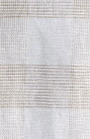 1863 BY ETERNA Modern Fit Cotton & Linen Easy-iron Dress Shirt