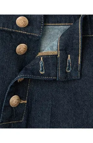 Mango Sailor Wide Leg Jeans - Open Blue