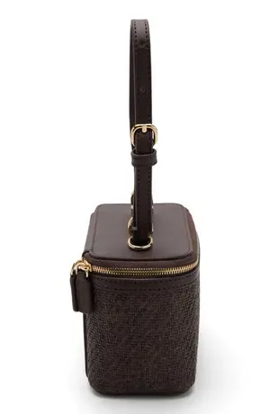 Mango Raffia Toiletry Bag
