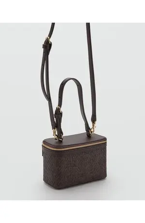 Mango Raffia Toiletry Bag