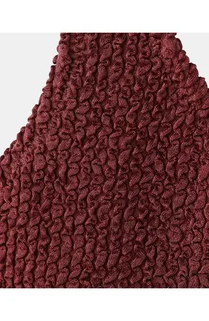 Mango Textured One-piece Swimsuit - Russet