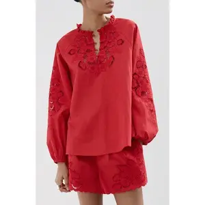 Mango Trimmed Tops