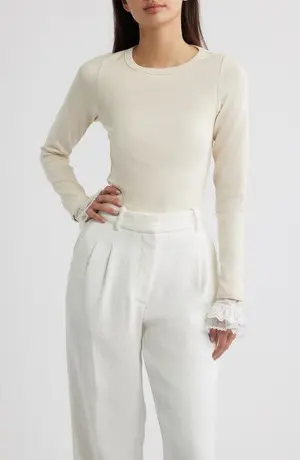 ARTLESS FOREVER Valentina Bell Sleeve Top - Cream