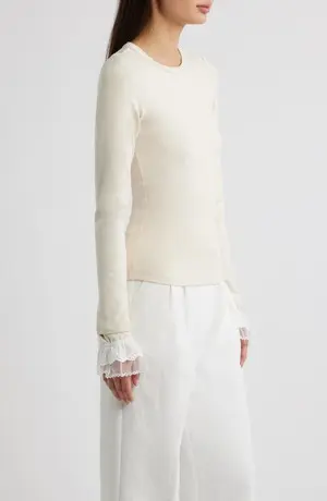 ARTLESS FOREVER Valentina Bell Sleeve Top - Cream