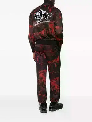 PUMA X Ahlluwalia Abstract Print Zip-up Sweatshirt