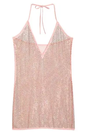 ROMA CONFIDENTIAL Crystal Mesh Chemise & G-string Set - Multi