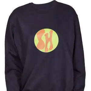 SOHUMAN Organic Cotton Crewneck Sweatshirt - Blue