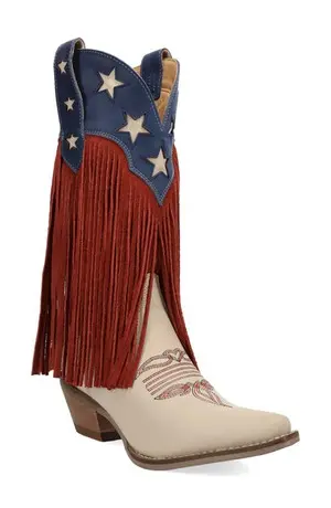 DINGO Wild N Free Fringe Western Boots