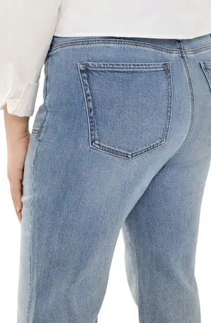 SILVER JEANS CO. Avery Curvy Patch Pocket Wide Leg Trouser Jeans