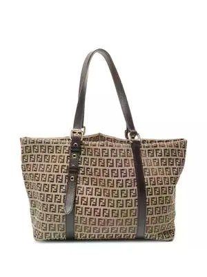 Fendi Zucchino Canvas Tote Bag