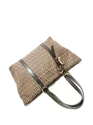 Fendi Zucchino Canvas Tote Bag