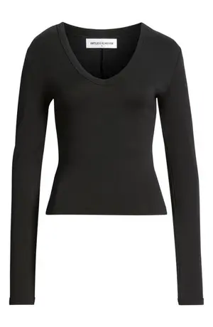 ARTLESS FOREVER Reed Long Sleeve Scoop Neck Top