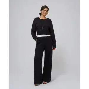 JUANA Hemp Essentials Fleece Sweatpants - Black