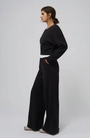 JUANA Hemp Essentials Fleece Sweatpants - Black