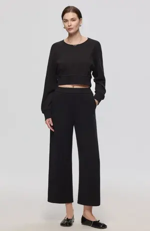 JUANA Hemp Essentials Fleece Sweatpants - Black