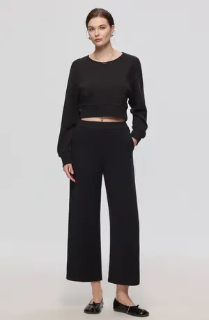 JUANA Hemp Essentials Fleece Sweatpants - Black