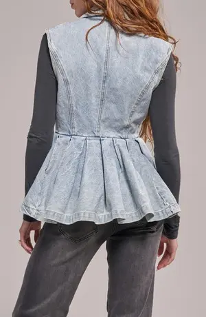AZALEA WANG Peplum Vest