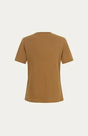 JUANA Hemp Blend Crewneck T-shirt - Burnt Orange
